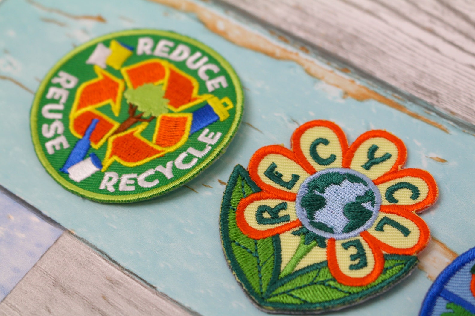Recycle Patch Set - Reuse and Reduce - Outside and Unplugged ...