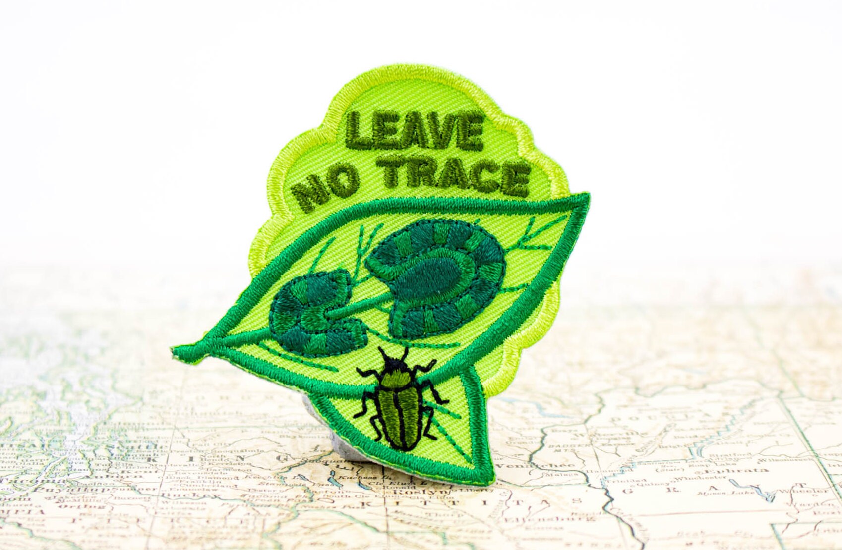 Leave No Trace Patch Embroidered Iron On Girl Boy Scout | Etsy