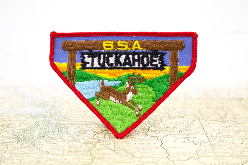 Vintage Boy Scout Patch Camp Tuckahoe Triangle BSA Scout - Etsy