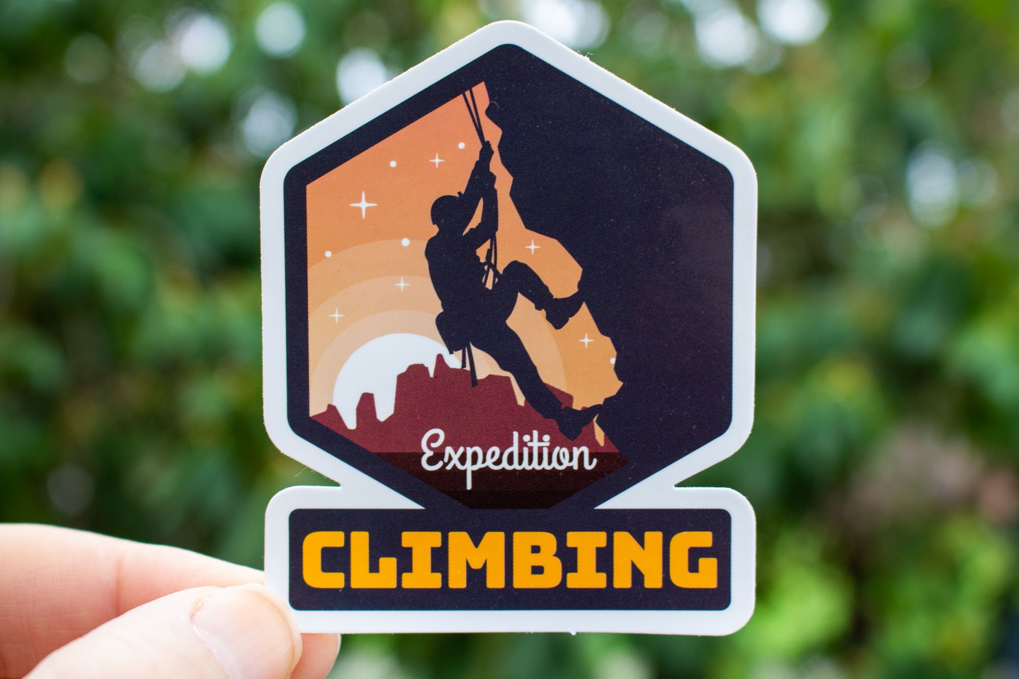 Climbing Sticker Decal Rock Face Wall Climber Waterproof | Etsy