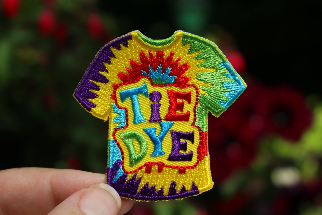 Tie Dye Patch, Embroidered Iron On, Girl Boy Scout Merit Badge ...