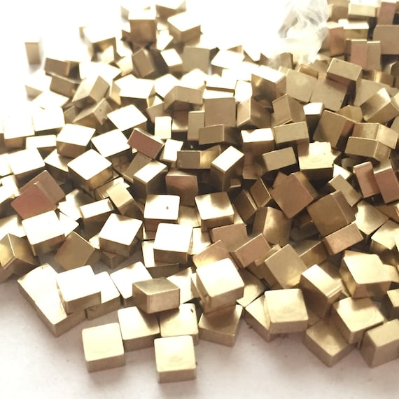 Thick 2.5 Mm10 Gauge 15 Pcs 5x5 Mm Square Geometric Solid | Etsy