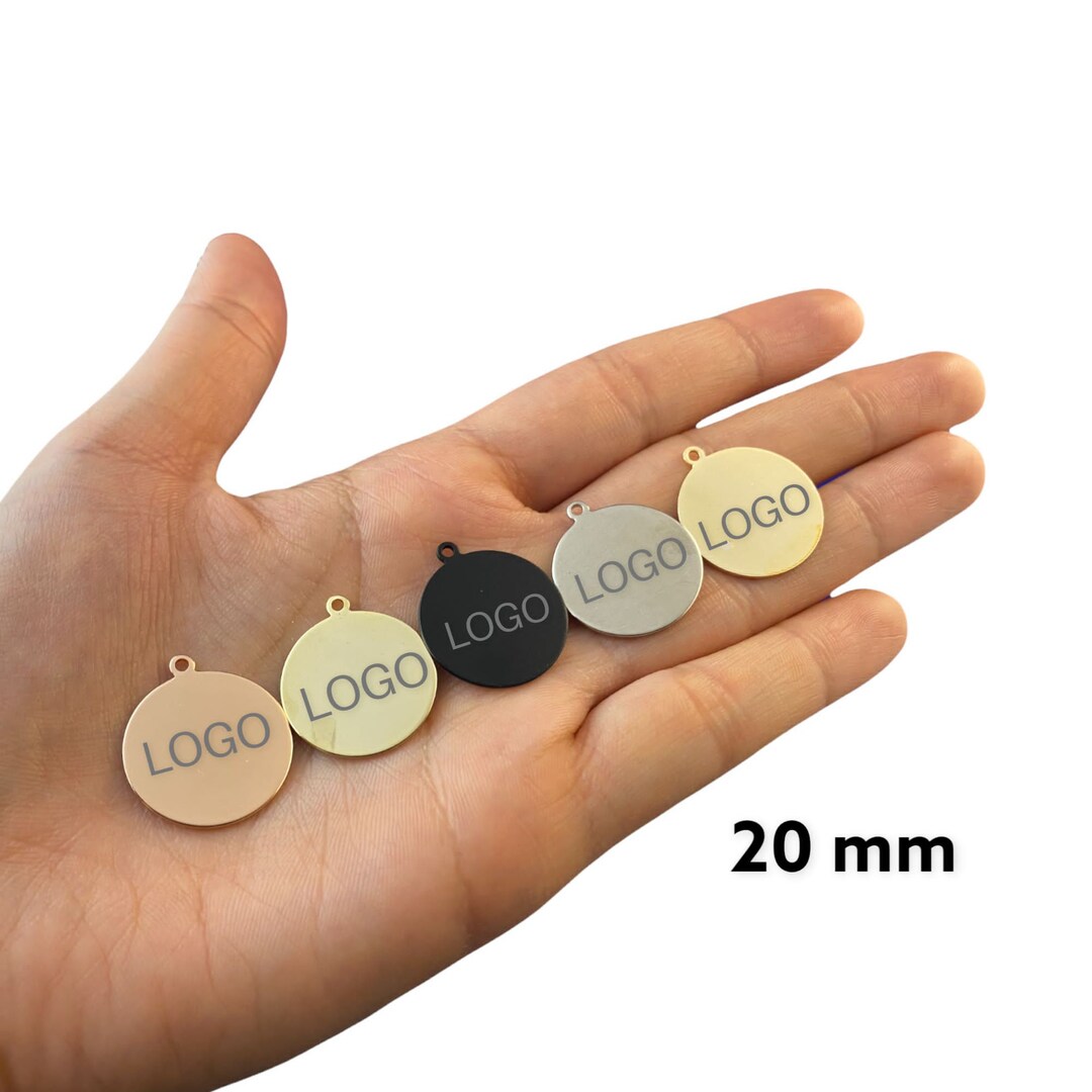 Custom Design Logo,custom Metal Tag,laser Engraved Logo,jewelry Tags ...
