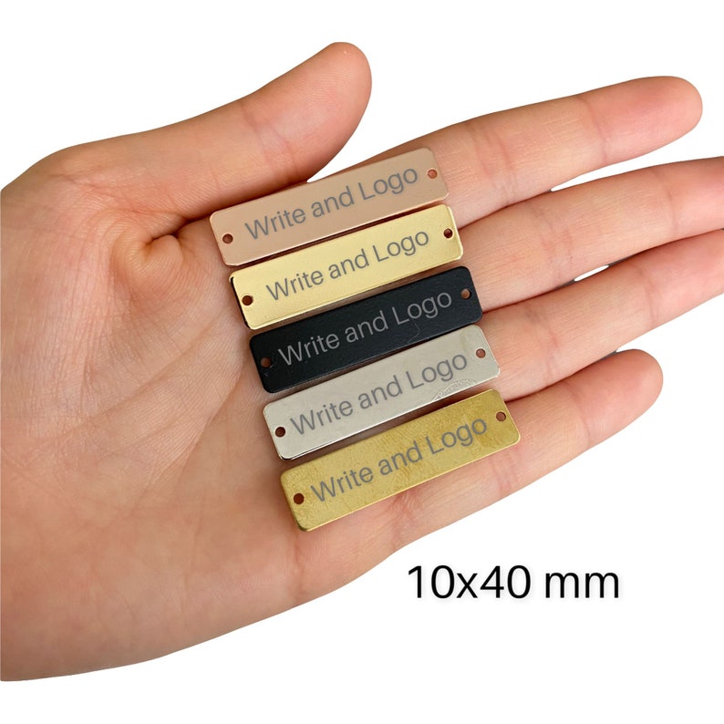 Custom Design Logo,custom Metal Tag,laser Engraved Logo,jewelry Tags ...