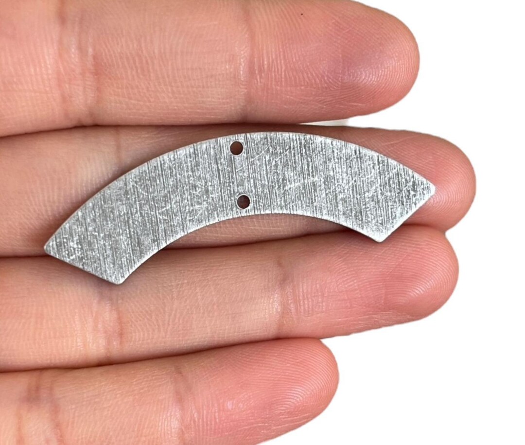 10 Antique Silver Textured Oval Blanks: 10x50 Mm, 2 Hole - Etsy