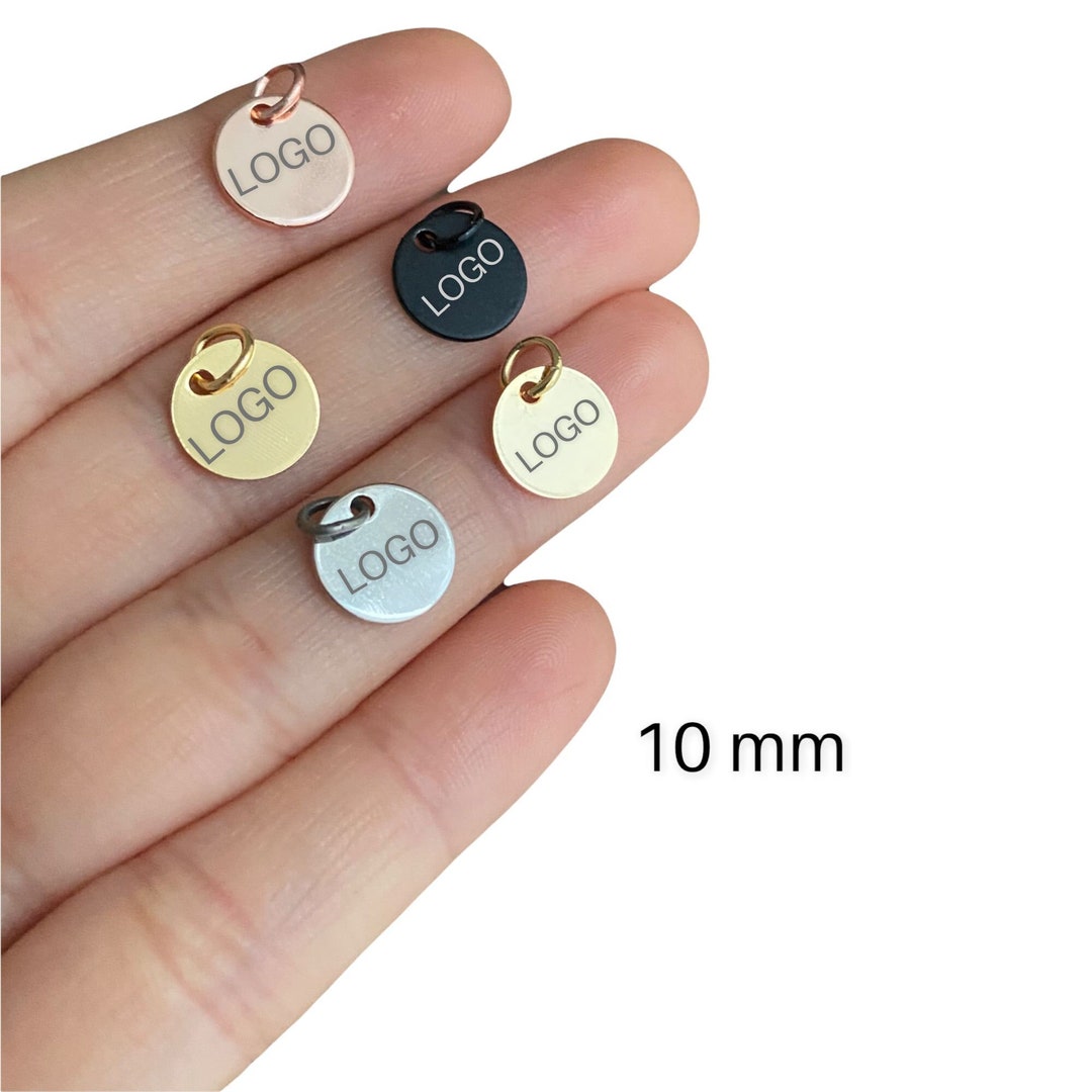 Custom Design Logo,custom Metal Tag,laser Engraved Logo,jewelry Tags ...