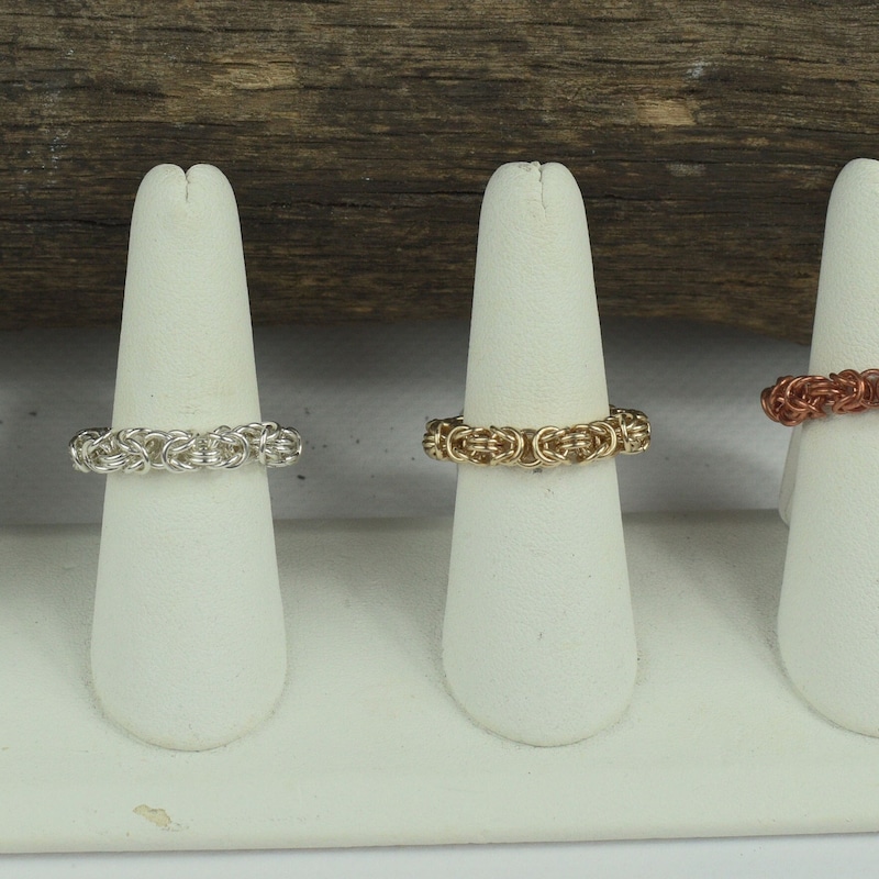 Chain Maille Ring - Etsy