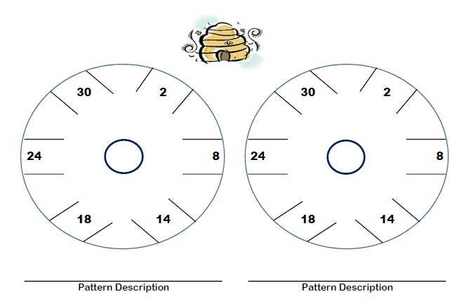 Kumihimo Template for Standard 8 Strand, Standard 12 Strand, and Spiral ...