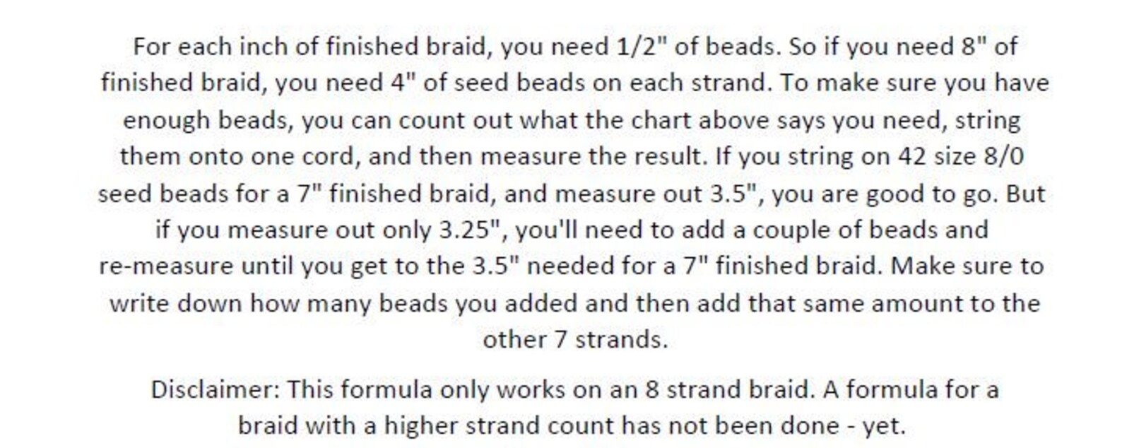 Kumihimo Template for Standard 8 Strand, Standard 12 Strand, and Spiral ...