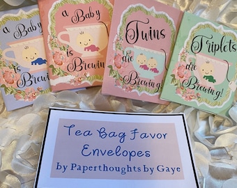 Tea Bag Envelopes | Etsy