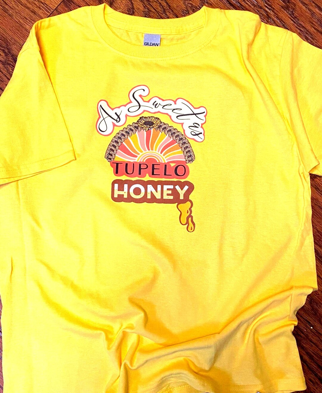 Tupelo Honey Tee: Van Morrison Inspired 70s Design, Woodstock Hippie ...