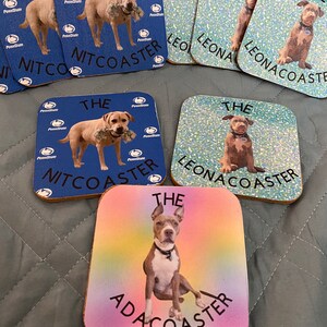 Dog Mom Gifts; Pet Mom Gifts; Custom Dog Coasters; Photo Coasters ...