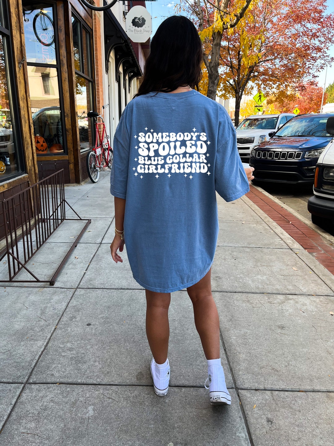 Blue Collar Girlfriend, Somebody's Spoiled Blue Collar Girlfriend Shirt ...