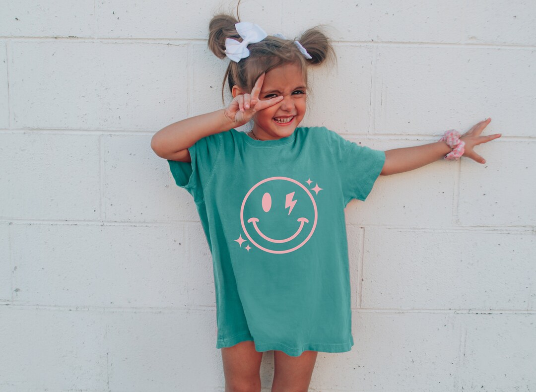 Funny Happy Face T-shirt , Happy Face, Youth Happy Face Shirts, Happy ...