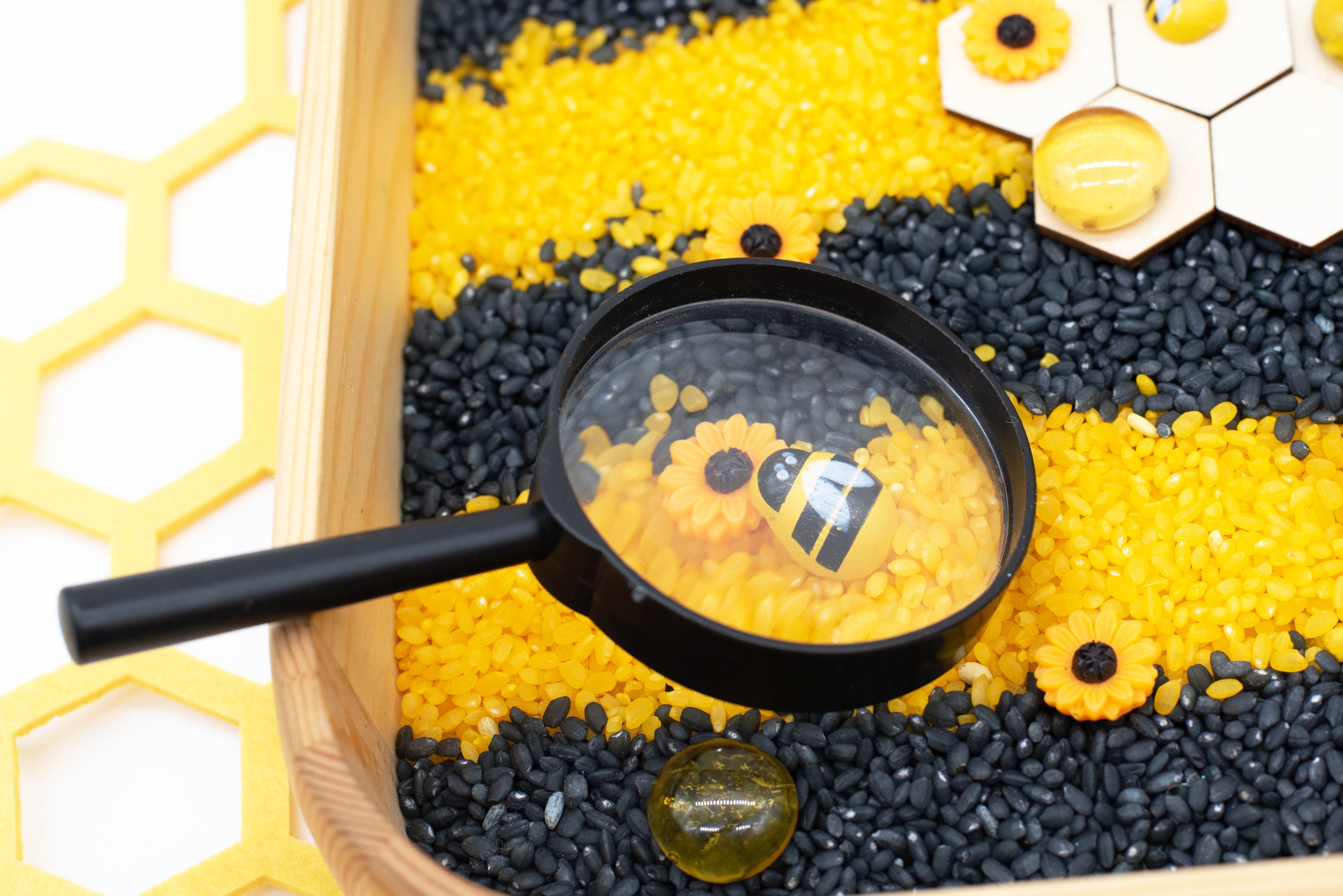 Buzzing Bee Rice Sensory Bin Filler Kit Buzzing Bee Sensory - Etsy