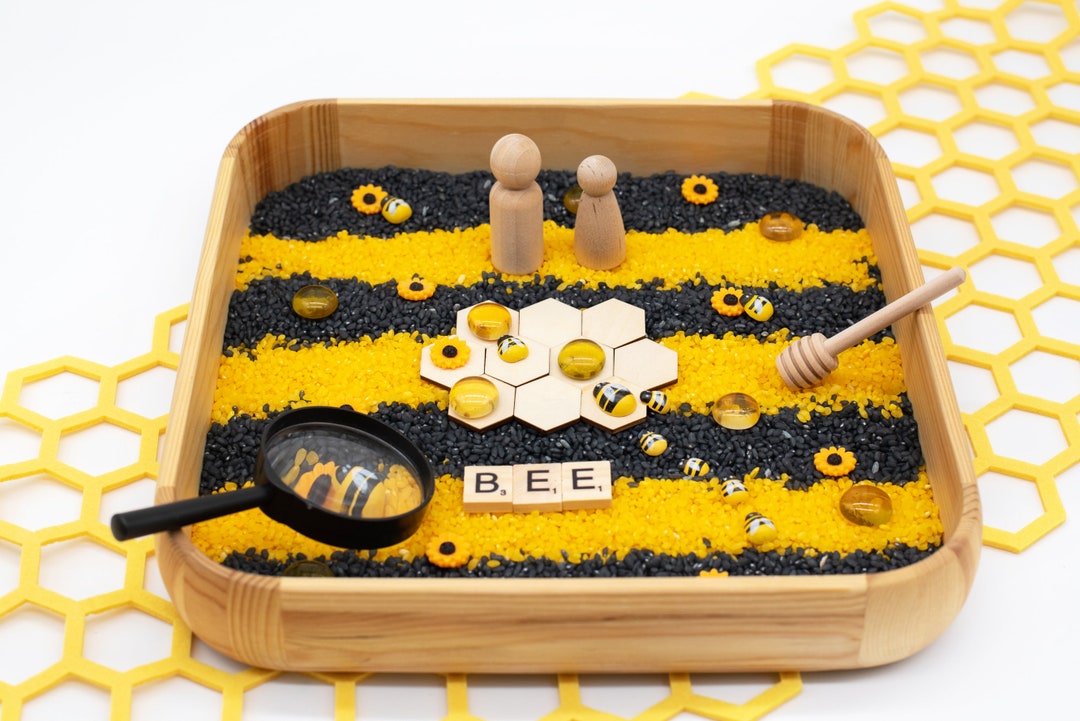 Buzzing Bee Rice Sensory Bin Filler Kit Buzzing Bee Sensory - Etsy