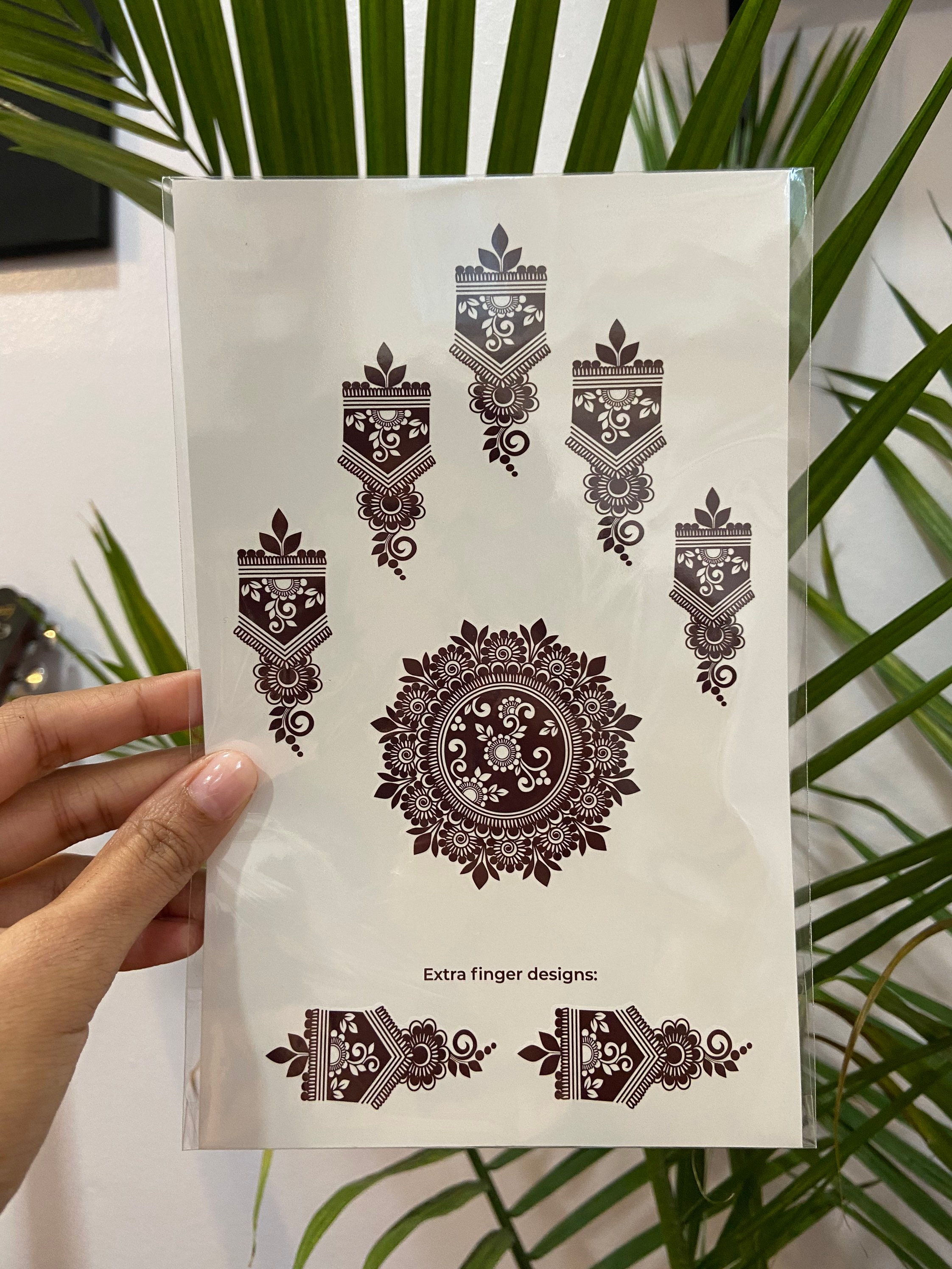 Instant Henna Tattoo Noor Popular Mandala Design With - Etsy