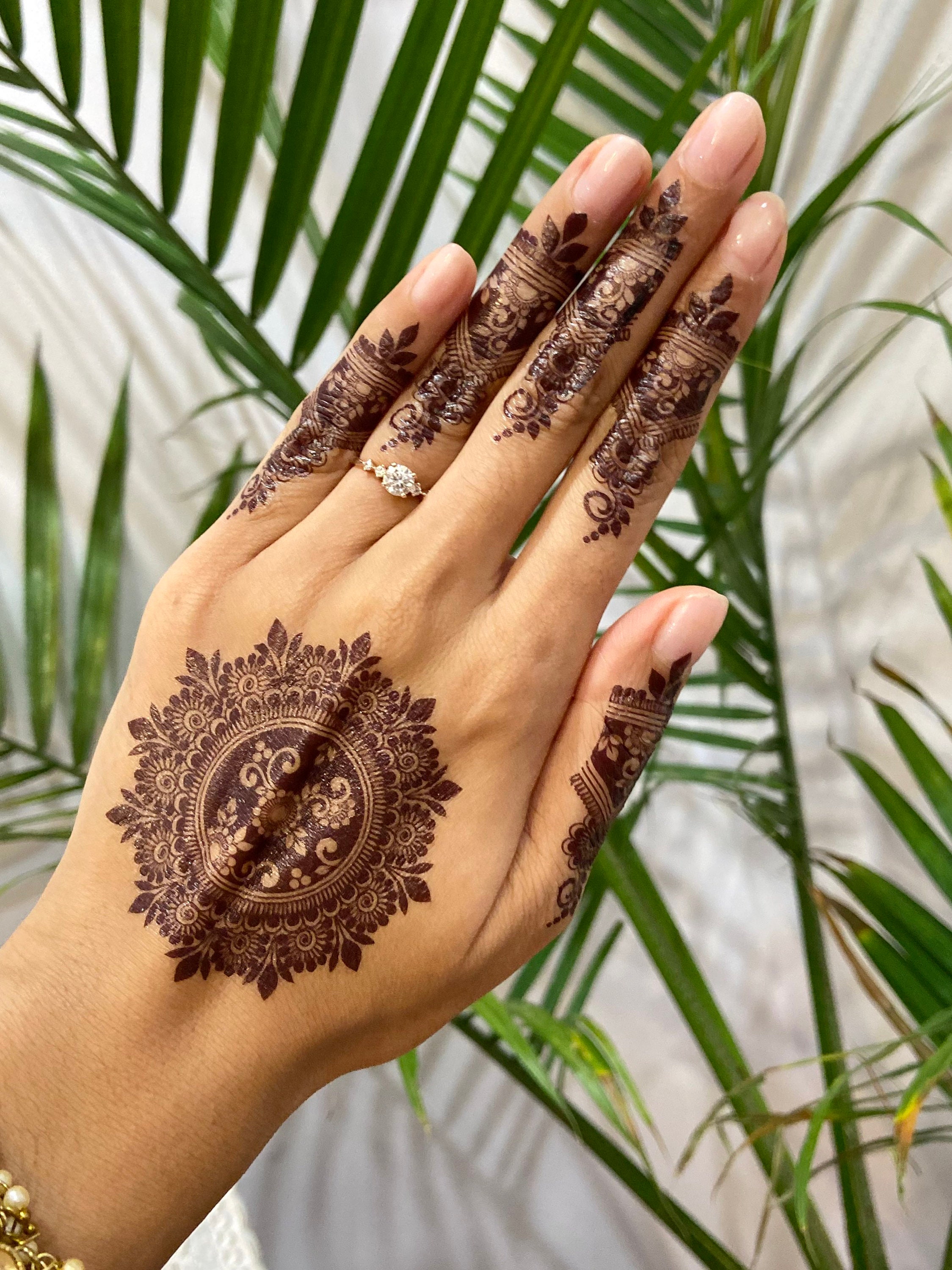 Instant Henna Tattoo Noor Popular Mandala Design With - Etsy