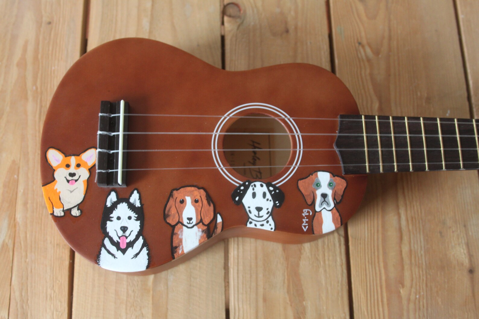 Handmade Dogs Ukulele - Etsy UK