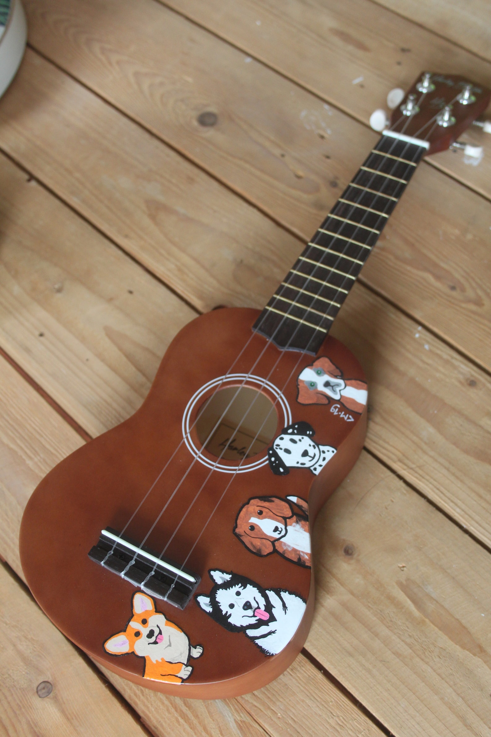 Handmade Dogs Ukulele - Etsy UK