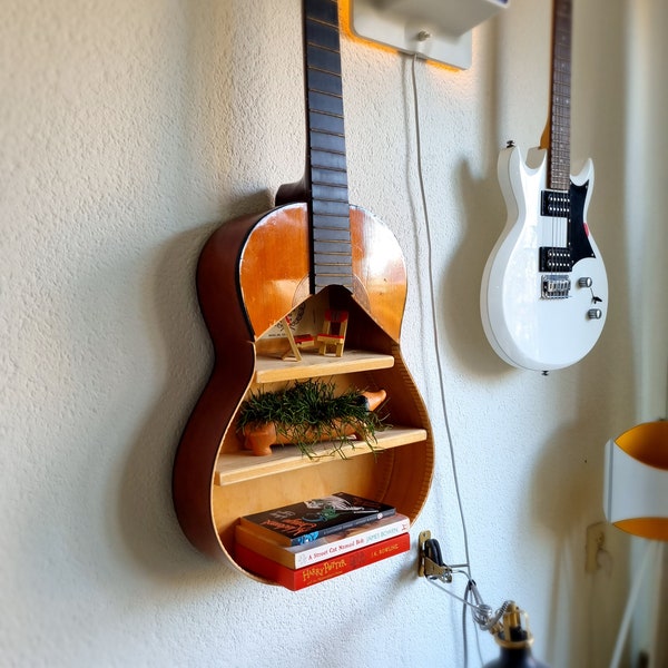 Guitar Bookshelf - Etsy