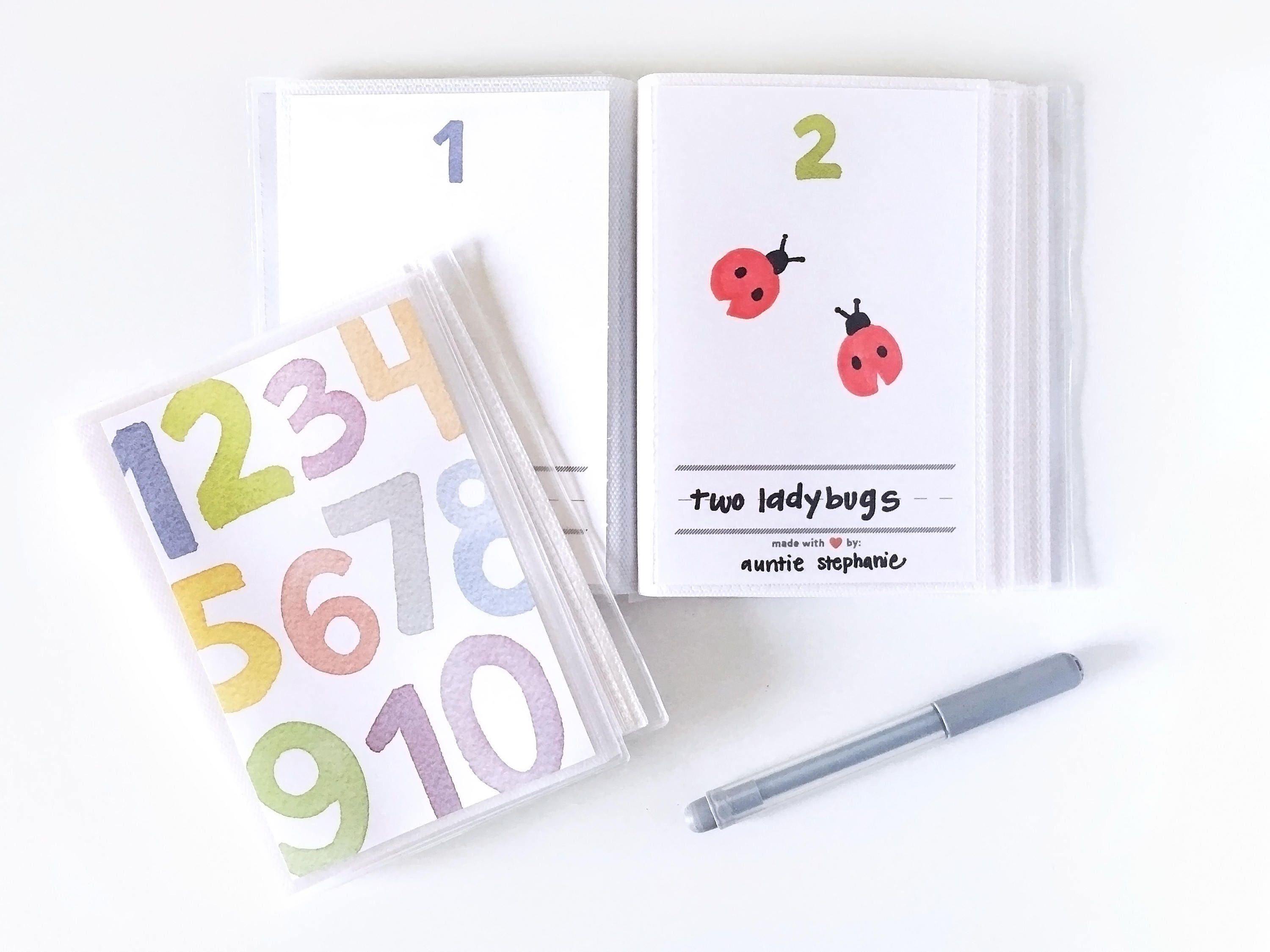 Numbers Baby Shower Book Printable Shower Activity Baby - Etsy