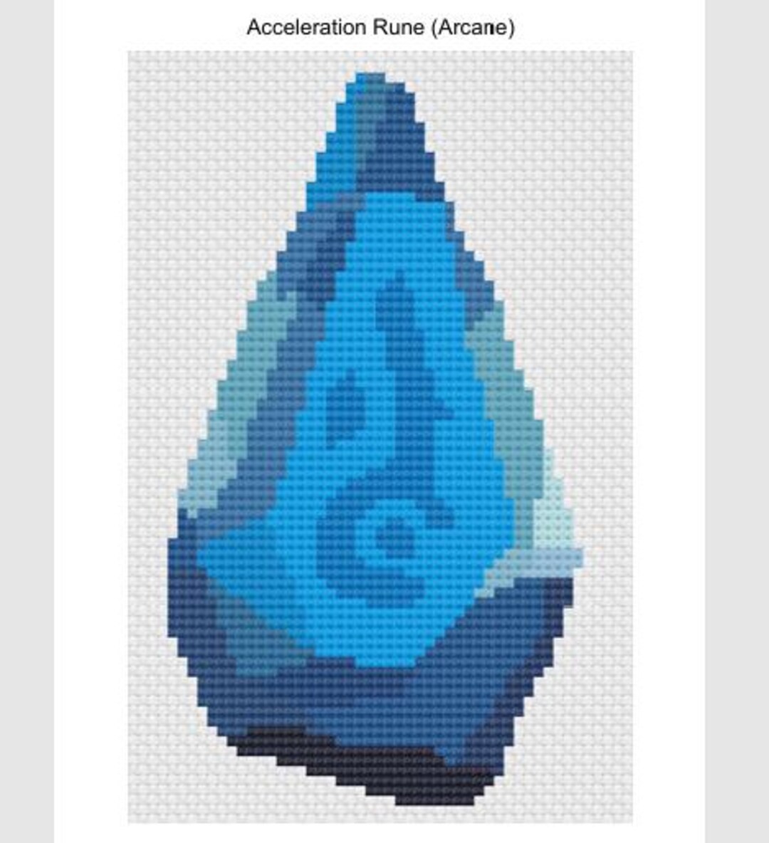 Acceleration Rune Cross Stitch Pattern - Etsy