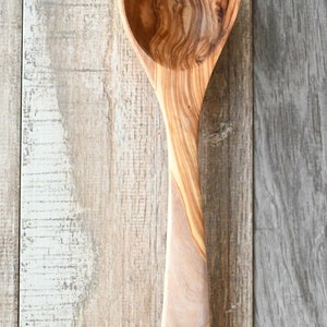 Traditional Olive Wood Ladle | Rustic Wooden Ladle Free Shipping 5th ...