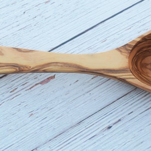 Traditional Olive Wood Ladle | Rustic Wooden Ladle Free Shipping 5th ...