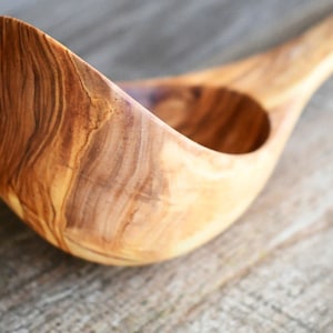 Traditional Olive Wood Ladle | Rustic Wooden Ladle Free Shipping 5th ...