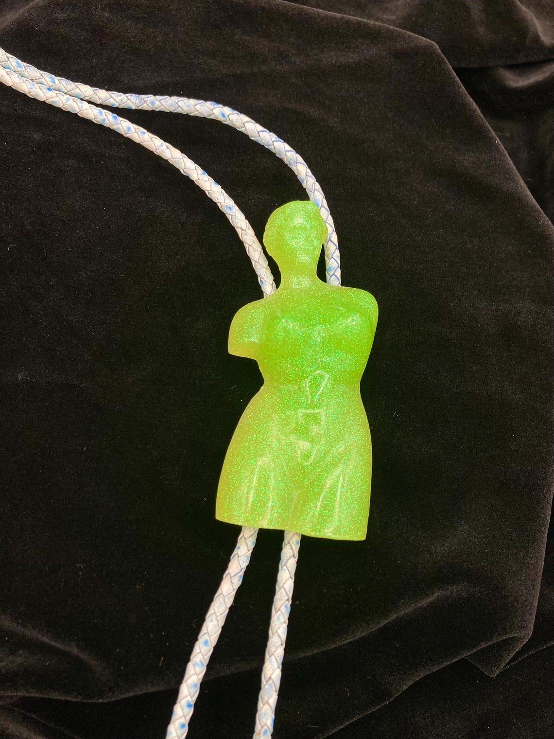 Venus Goddess Bolo Tie Neon Green Gummy Venus De Milo Simpsons Space ...