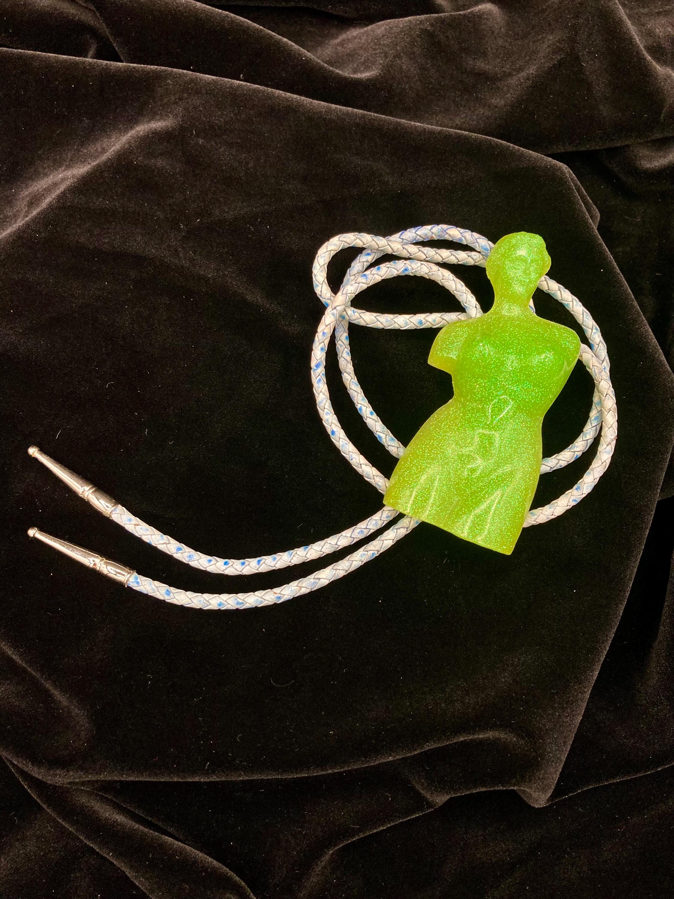 Venus Goddess Bolo Tie Neon Green Gummy Venus De Milo Simpsons Space ...