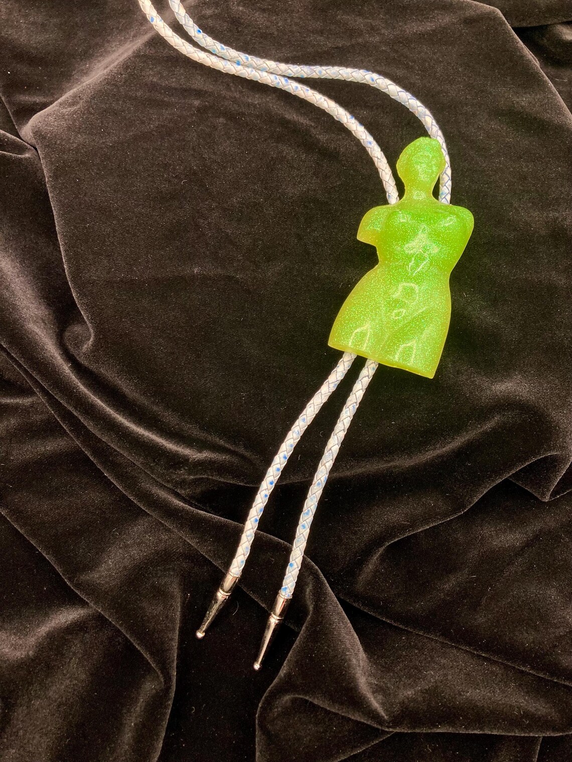 Venus Goddess Bolo Tie Neon Green Gummy Venus De Milo Simpsons Space ...
