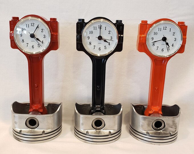 Piston Clock. Chevy 5.3L Desk Clock, Automotive Parts Decor, Clocks, 6 ...
