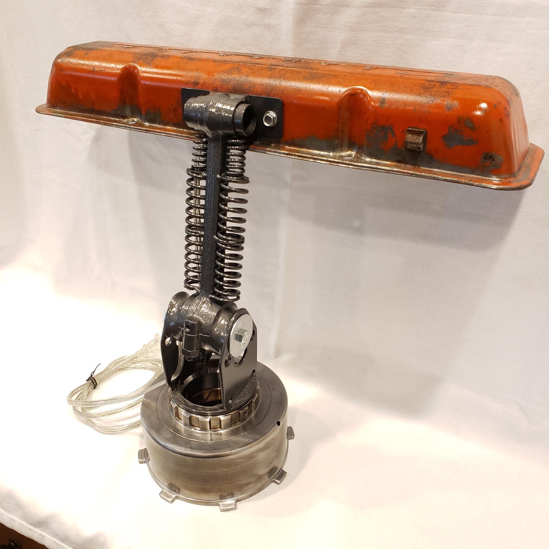 Chevy Valve Cover Desk Lamp. Vintage Automotive Decor, Chevy, Man Cave ...