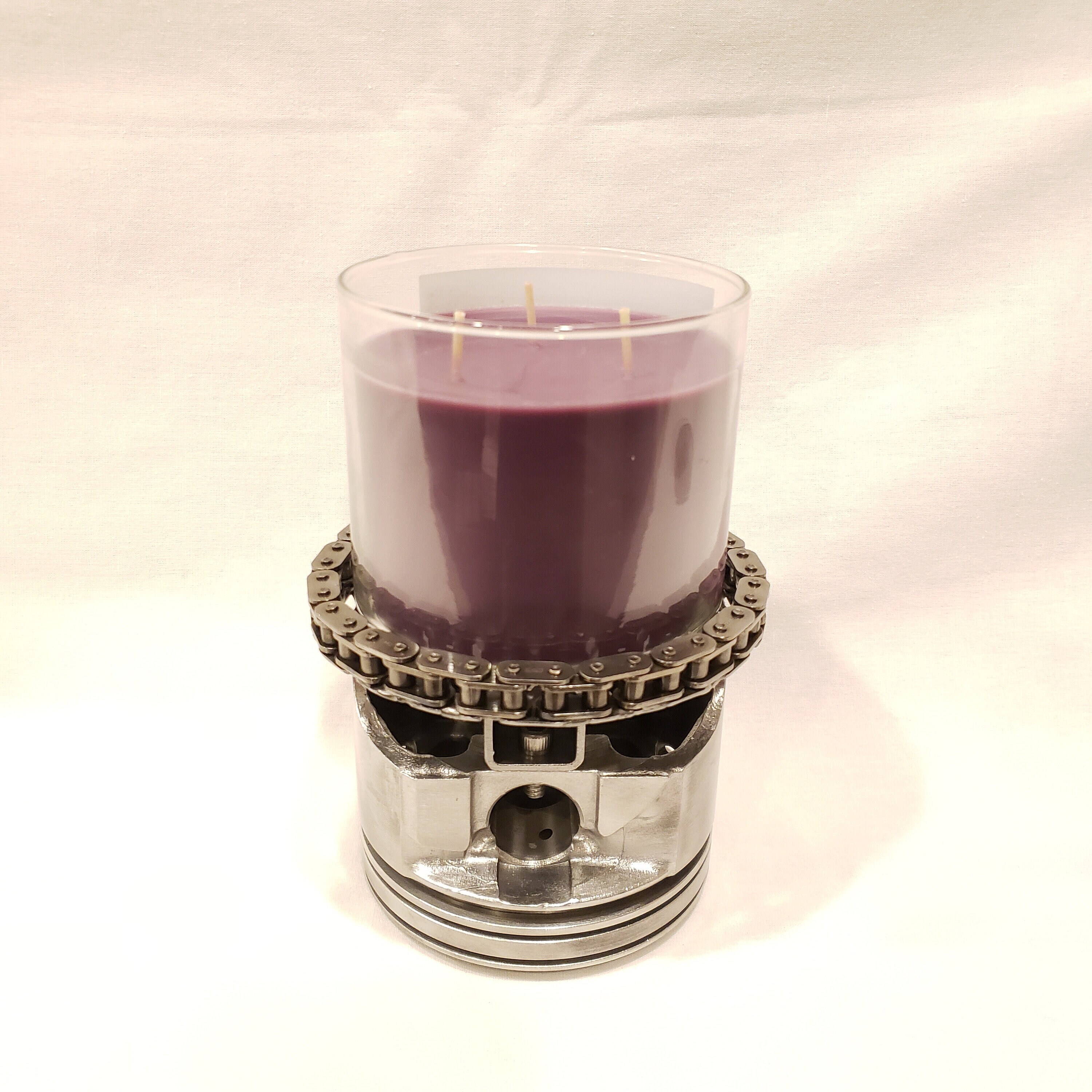 Automotive Piston Candle Holder. Car Part Art, Candles, Large Candle ...