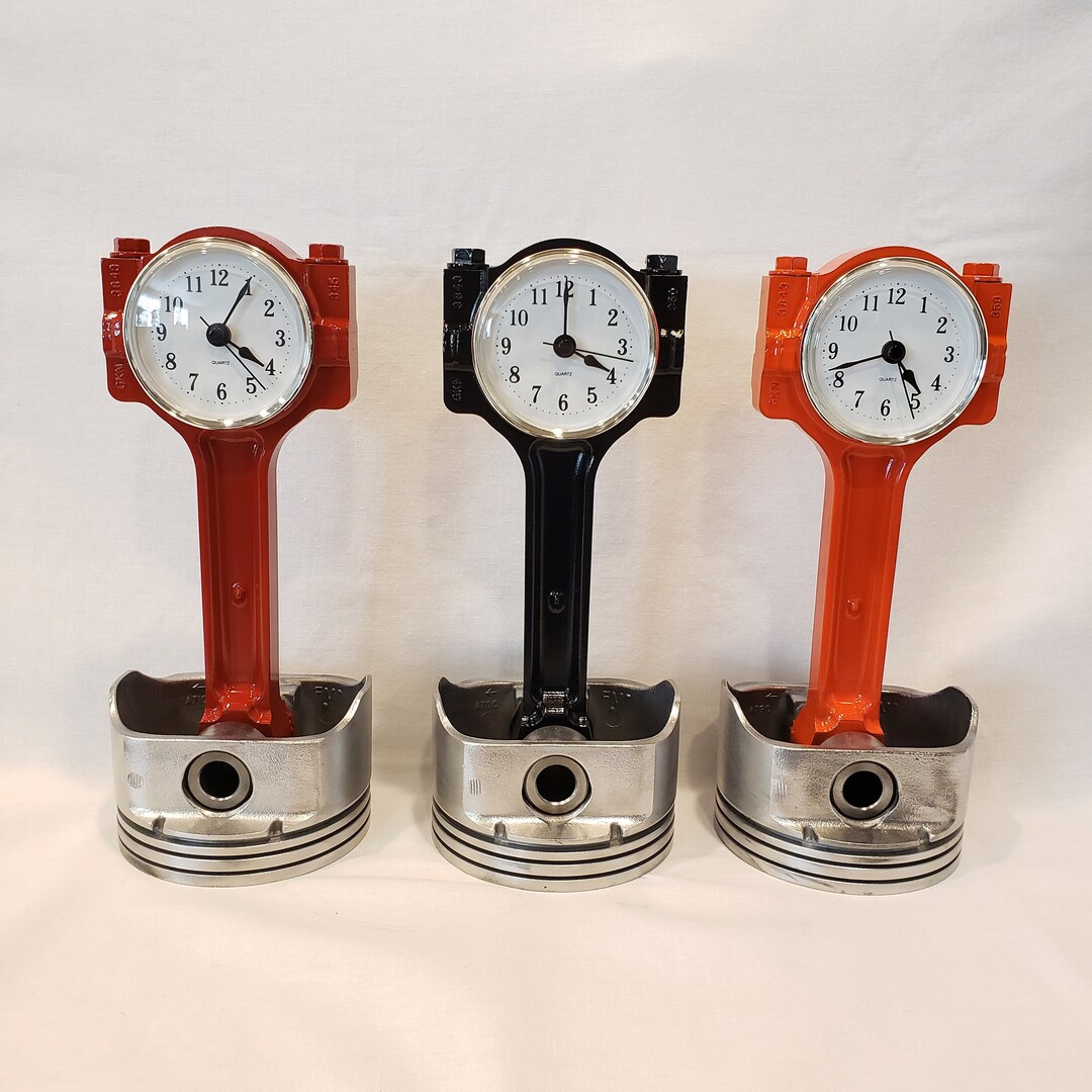 Piston Clock. Chevy 5.3L Desk Clock, Automotive Parts Decor, Clocks, 6 ...