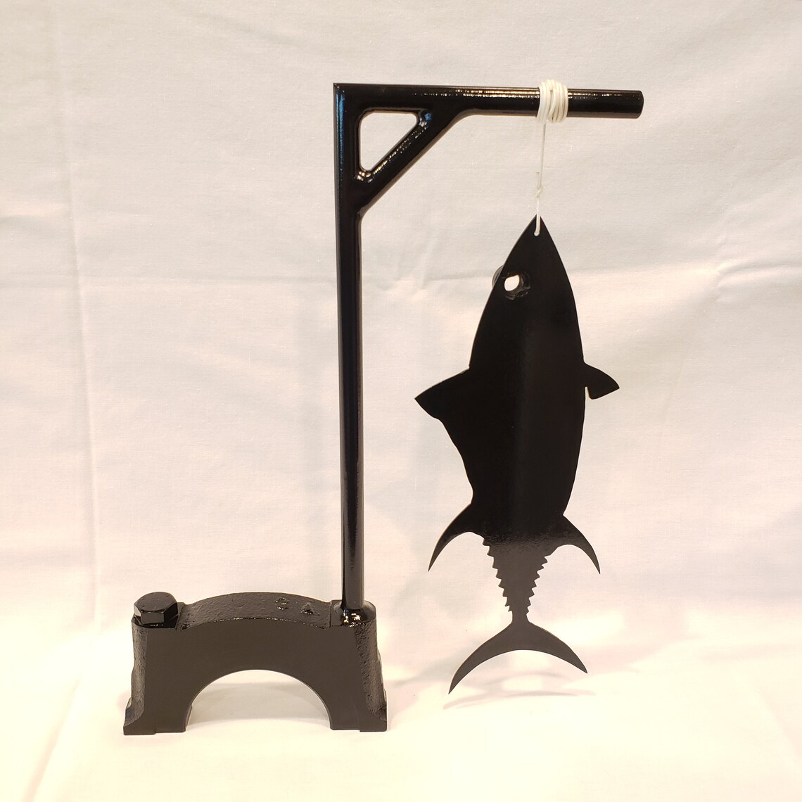 Tuna Fishing Sculpture. Yellowfin Tuna, Metal Art, Hanging Fish Wall ...
