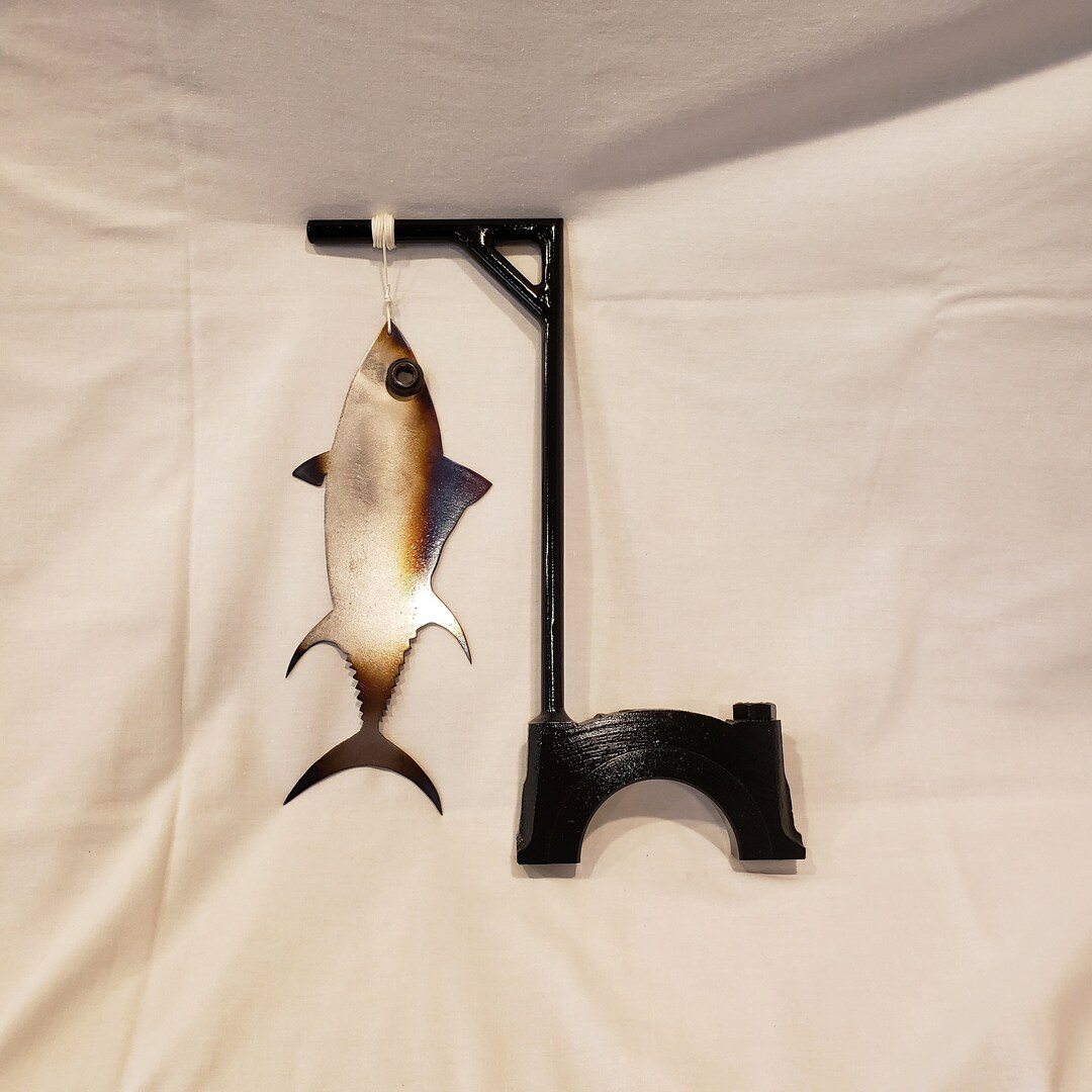 Tuna Fishing Sculpture. Yellowfin Tuna, Metal Art, Hanging Fish Wall ...