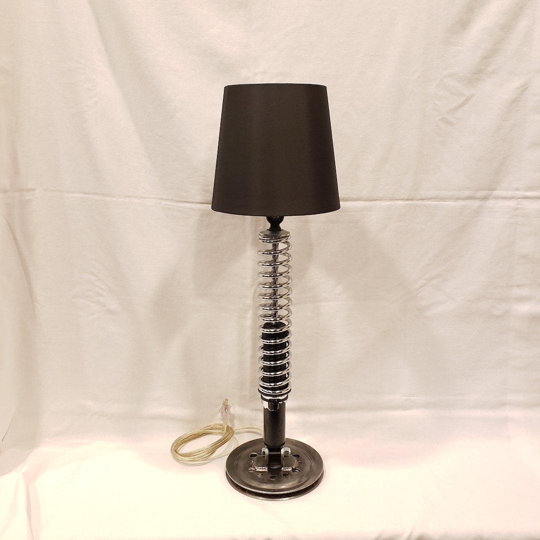 Coil Spring Desk Lamp, Coil Spring, Automotive Decor Lamp, Table Lamp ...
