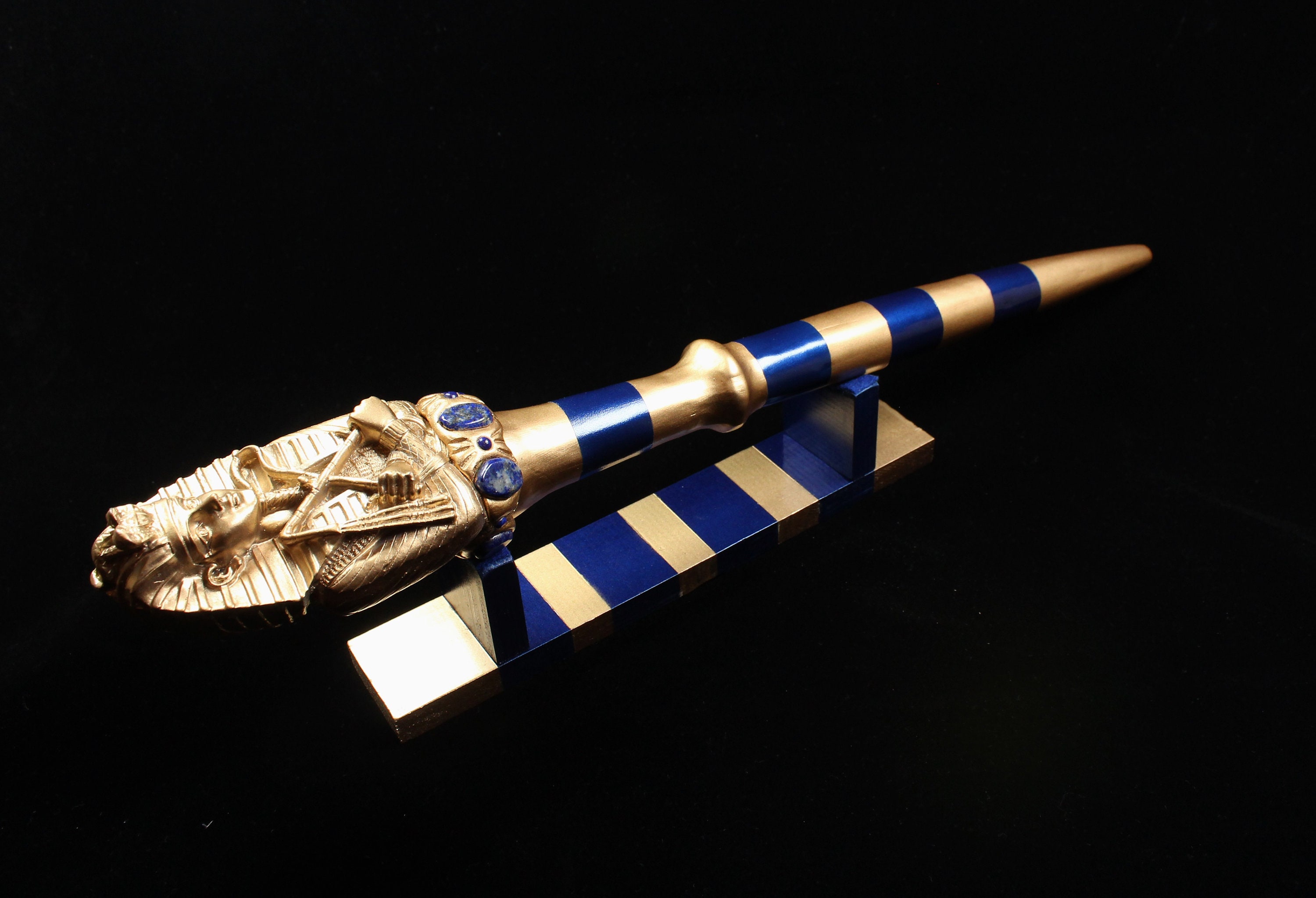 The Gods of Egypt wand and stand Egyptian Wicca Wand Wand | Etsy