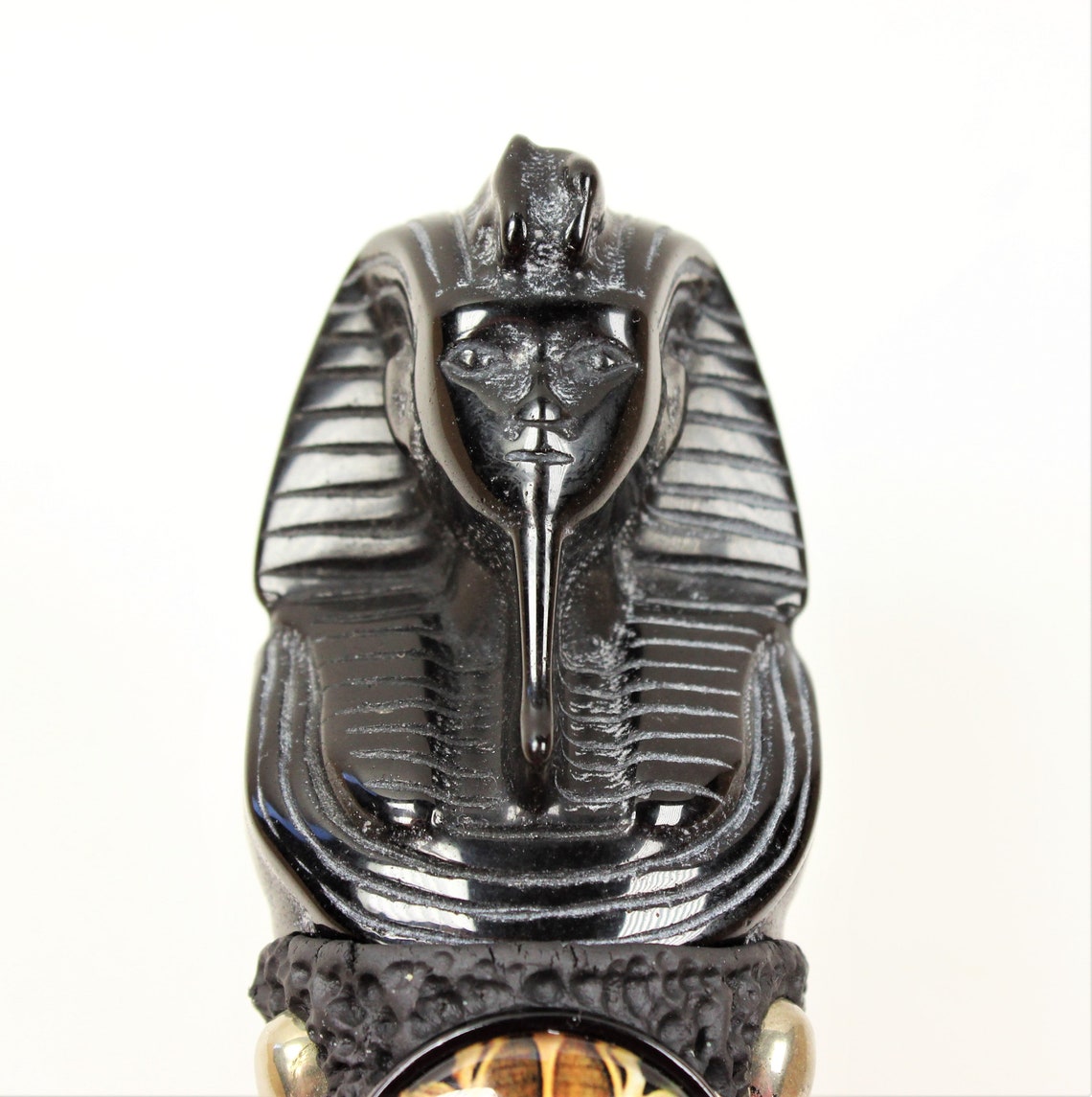 Egyptian wand of ancient magic. Obsidian Egyptian wand | Etsy