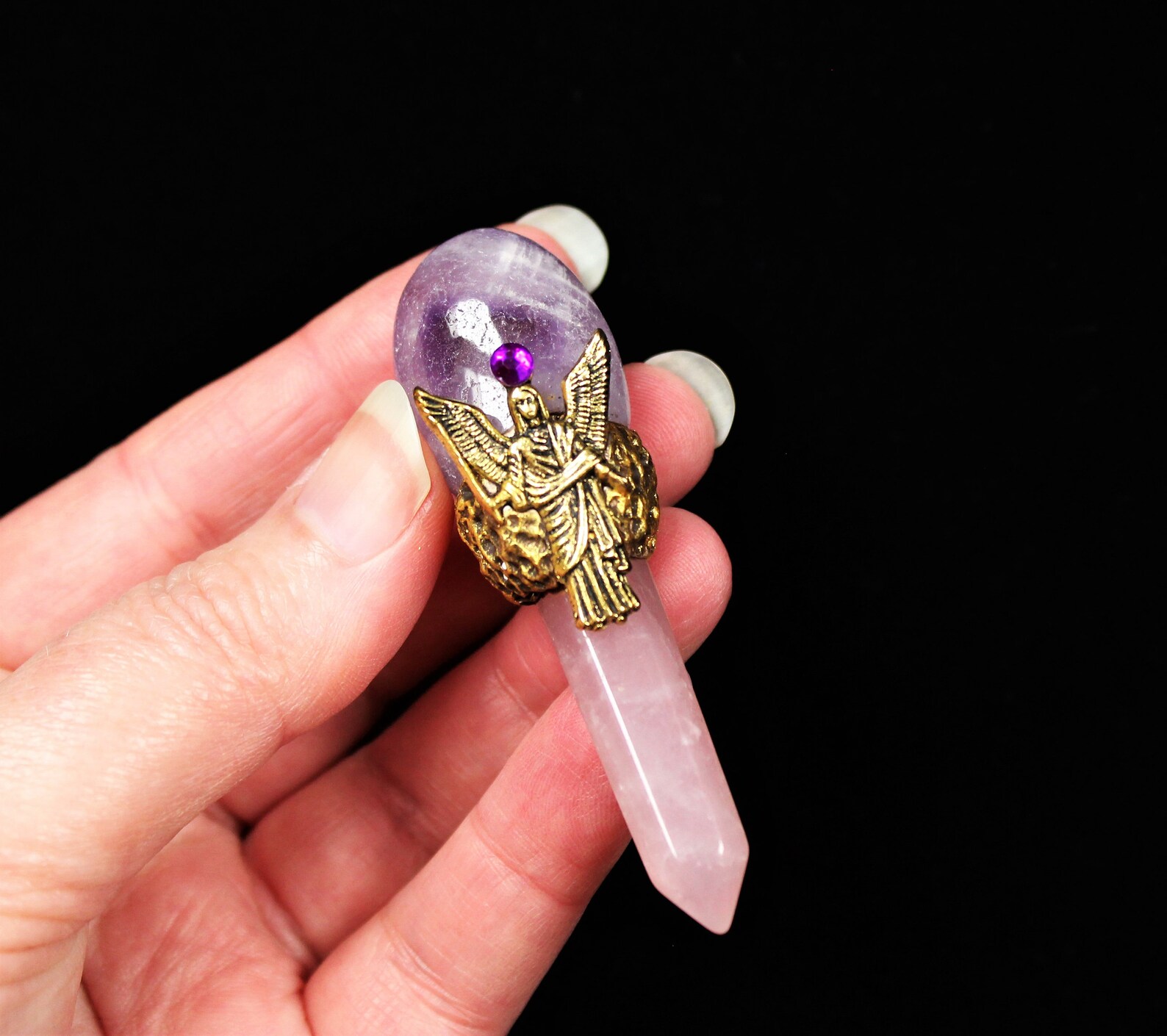 Archangel Michael Crystal Wand Angel Wands Angel Gifts | Etsy Singapore