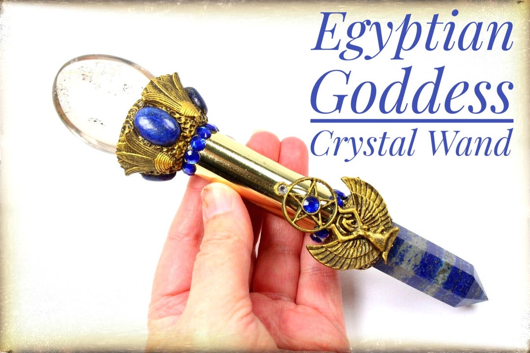 Egyptian Goddess Wand Egyptian Goddess Isis Wand Egyptian - Etsy