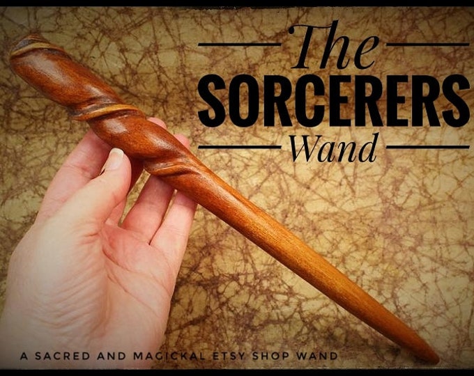Magic Wands Crystal Wands Wooden Wands all by SacredandMagickal