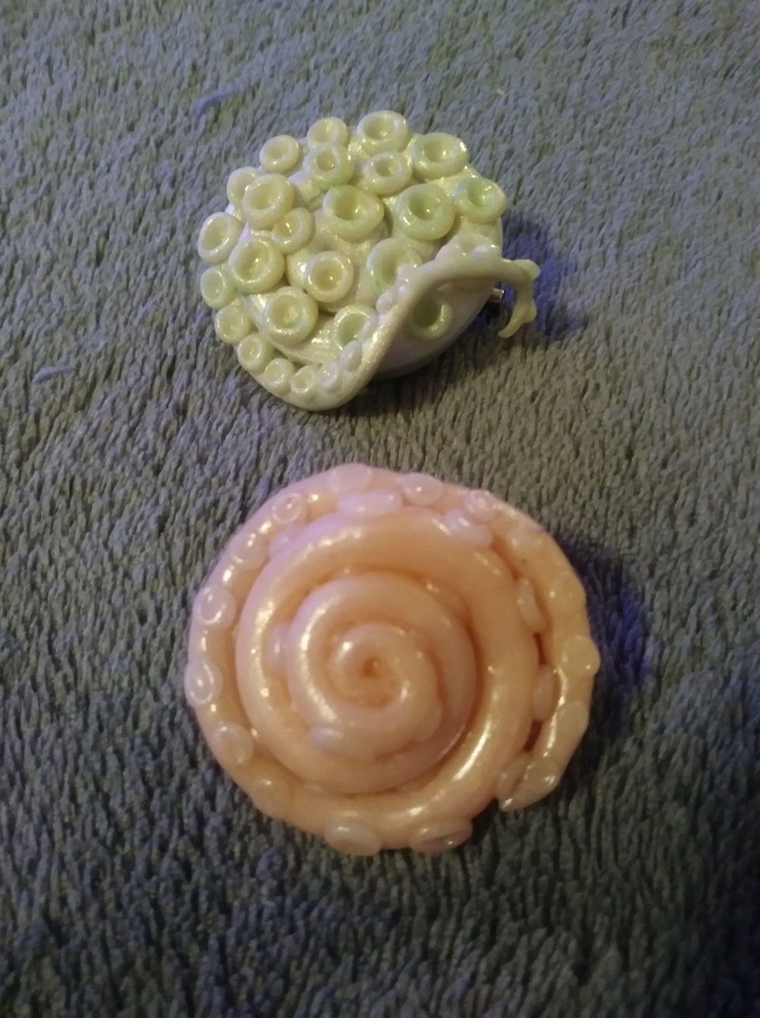 Spiral Tentacle Pin - Etsy
