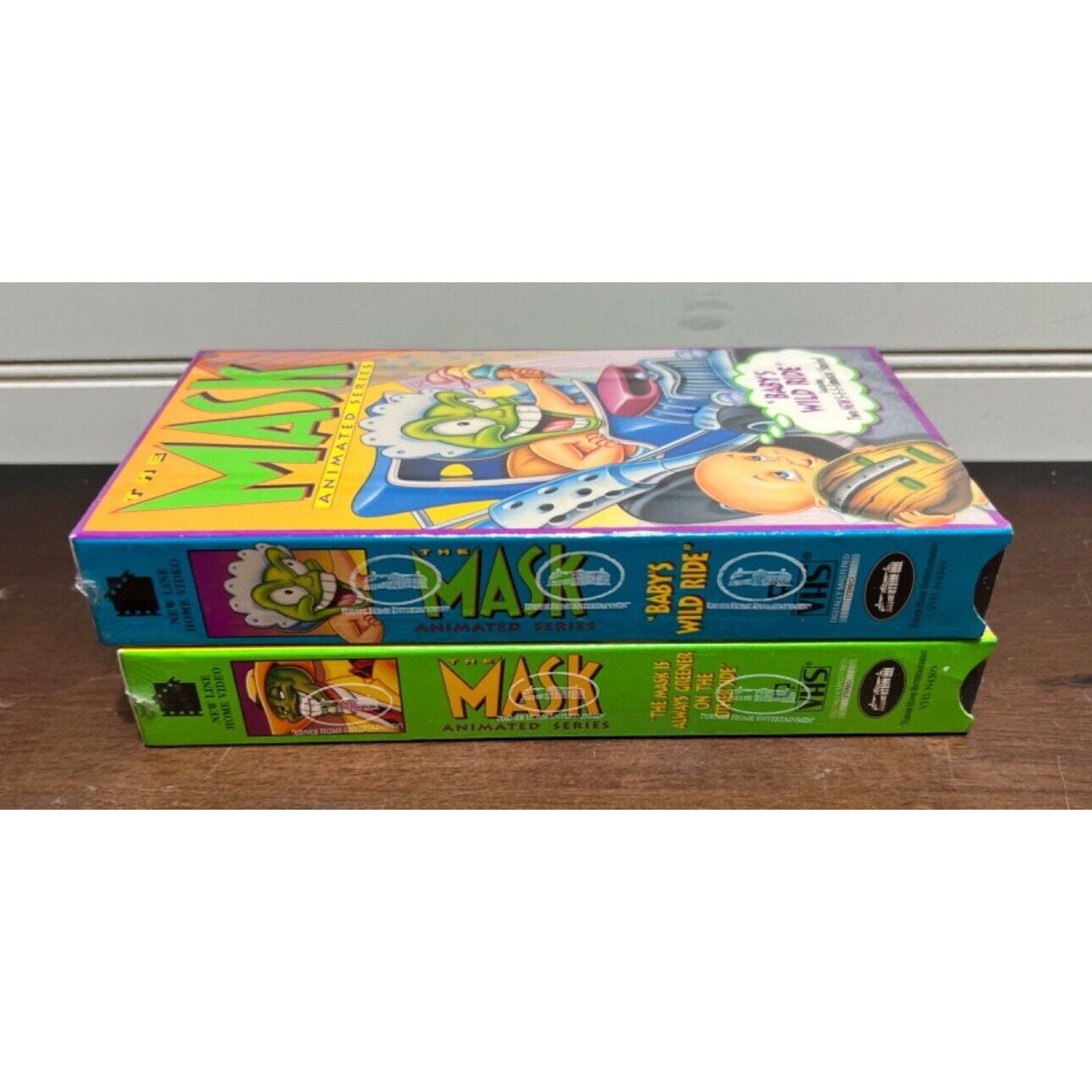 1995 the Mask the Animated Series VHS Factory Sealed New Tapes great ...