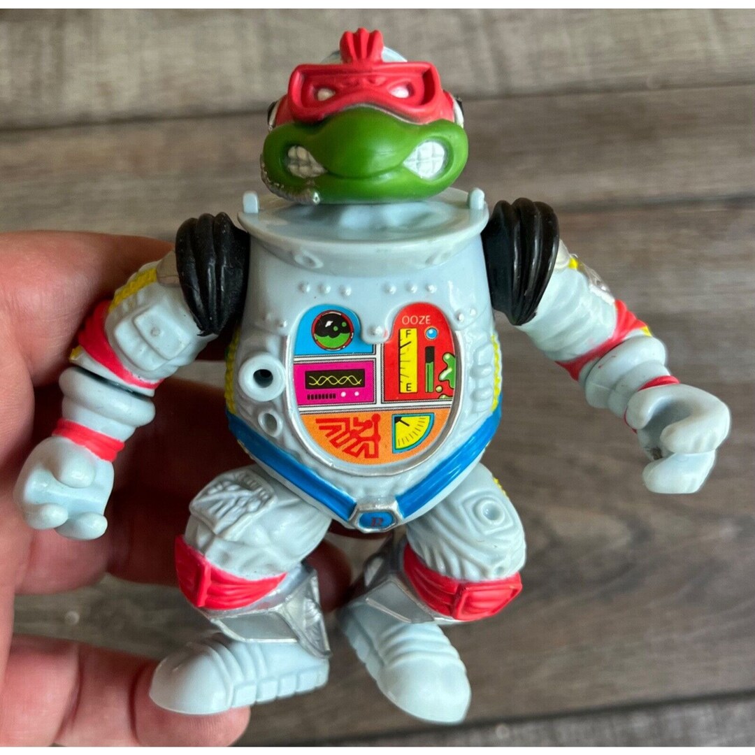 Teenage Mutant Ninja Turtles TMNT Action Figure Space Cadet Raph 1990 ...