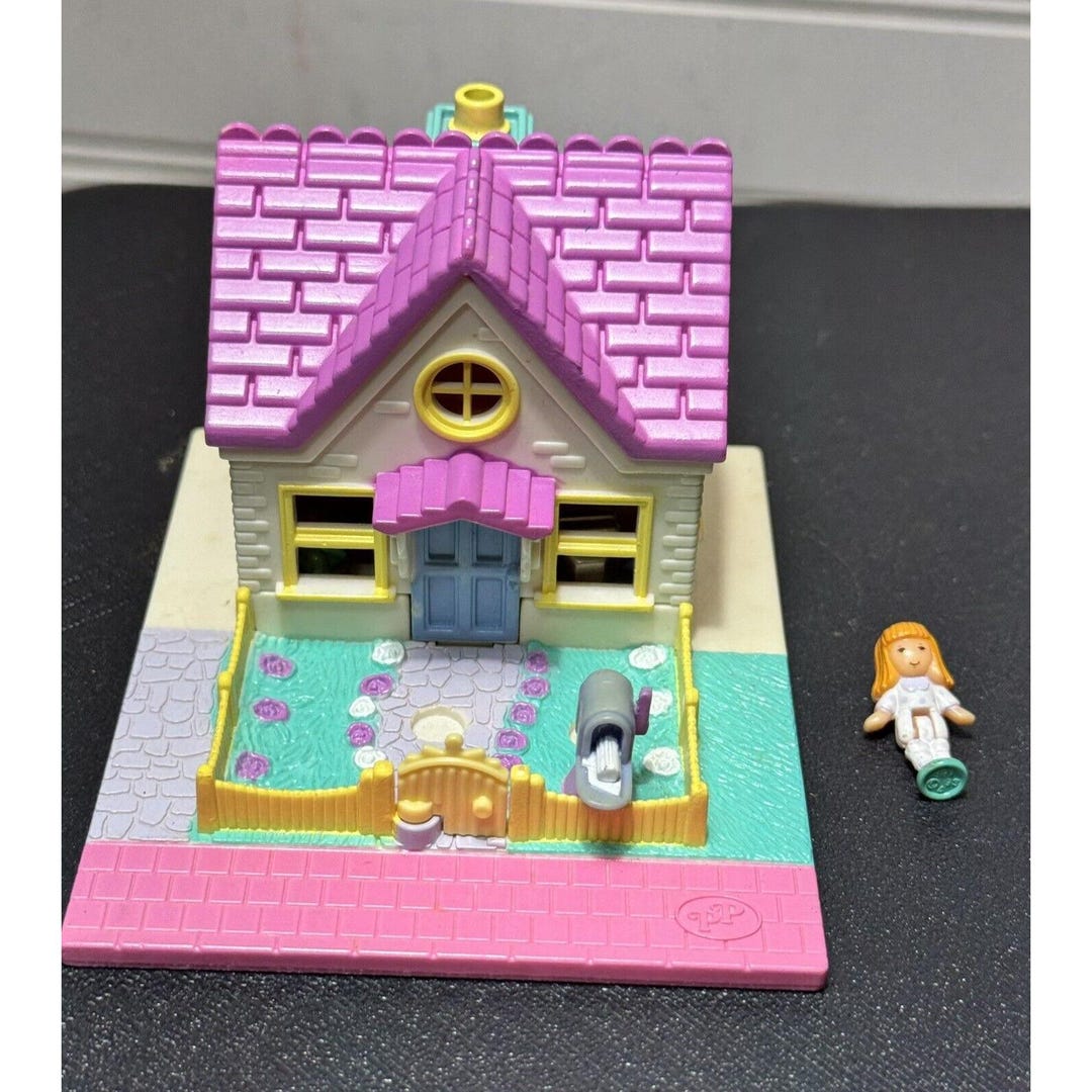 Vintage 1993 Polly Pocket COZY COTTAGE Bluebird Toys W/ 1 Figure - Etsy
