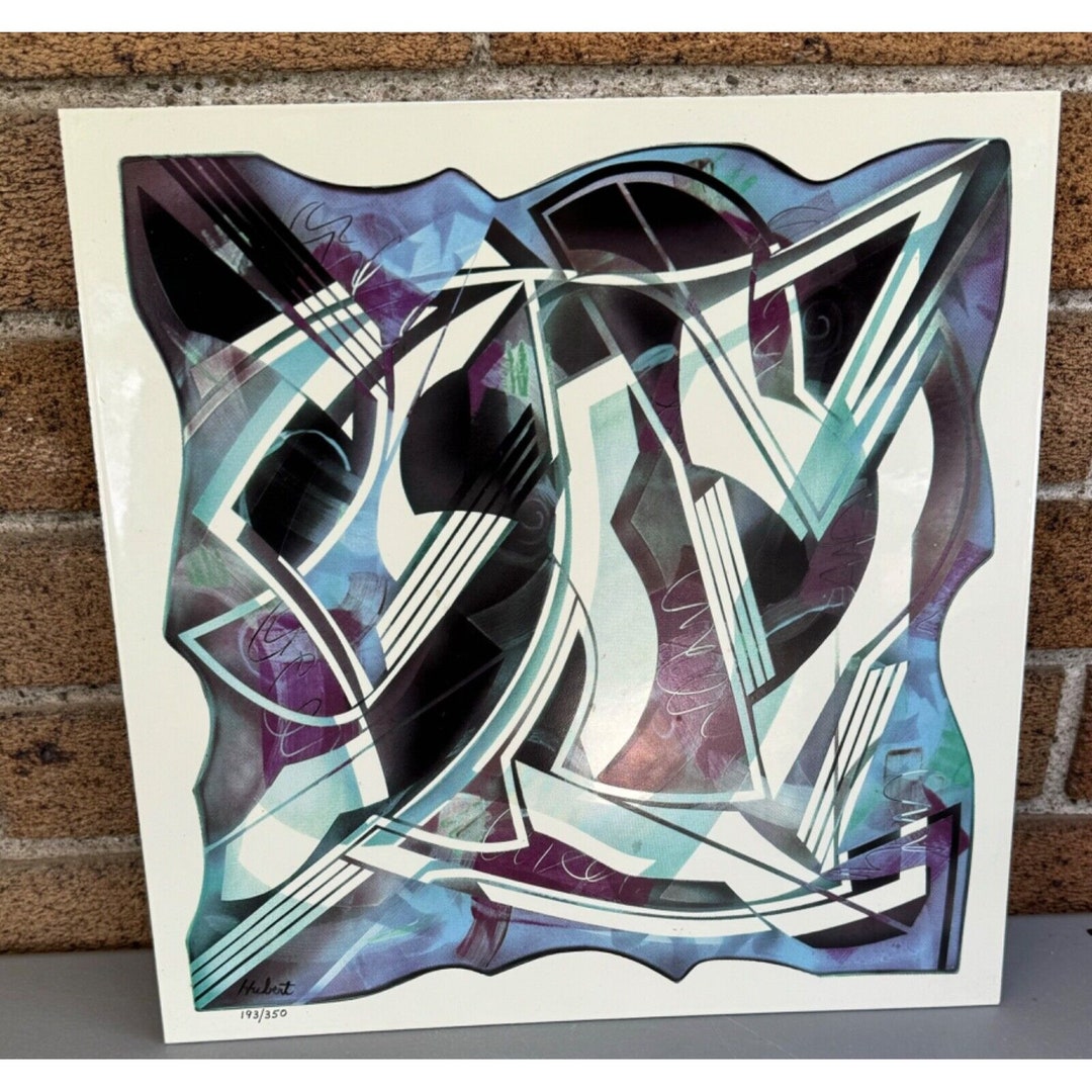 Tom Hubert Metal Print of Ceramic Panel "dream World" Numbered 193/350 ...